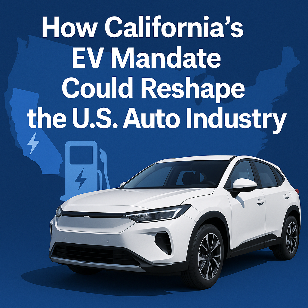 How California’s EV Mandate Could Reshape the U.S. Auto Industry | Blog ...